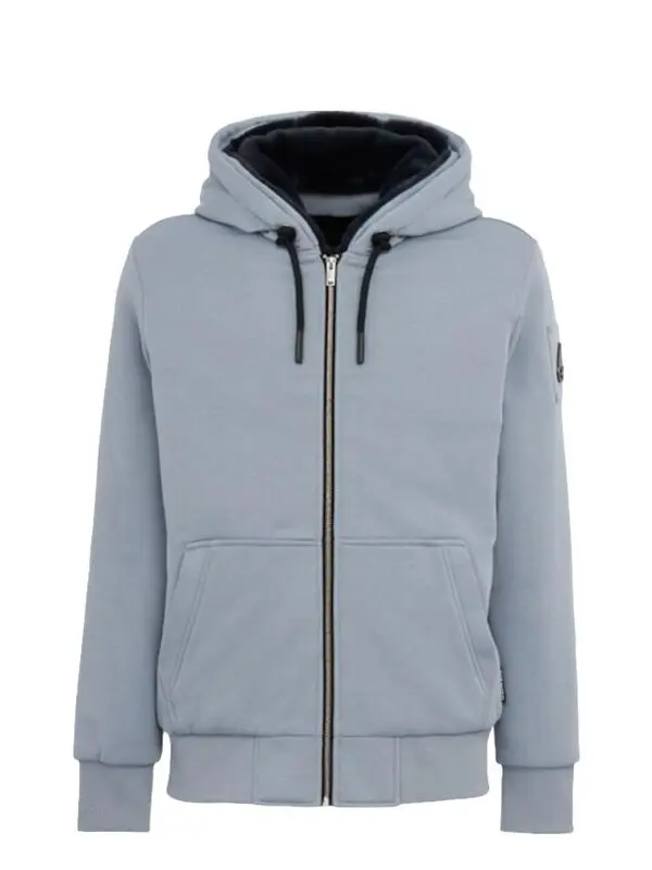 Moose Knuckles Double-sided Hooded Sweatshirt - Blue