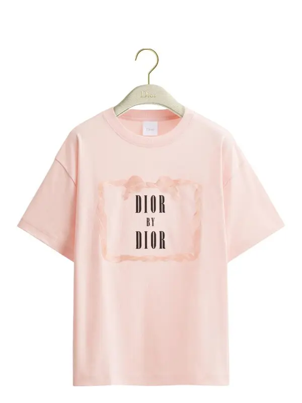 Dior Oversized Embroidered Logo T-shirt - Pink