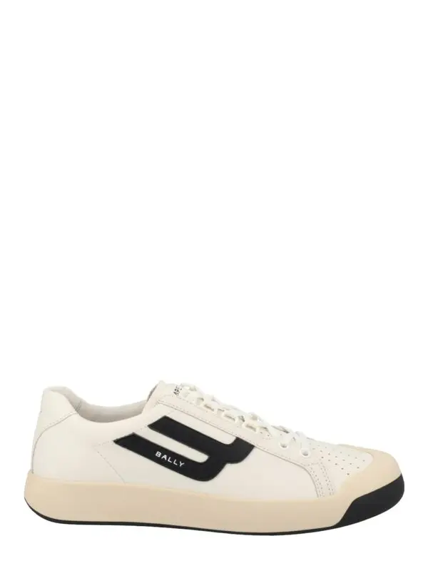 Bally Lace-up Round Toe Sneakers - White