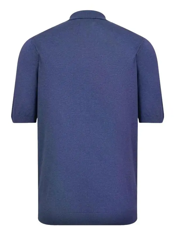 GRAN SASSO Buttoned Polo Shirt - Blue