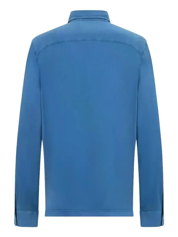 Fedeli Long-sleeve Shirt - Blue