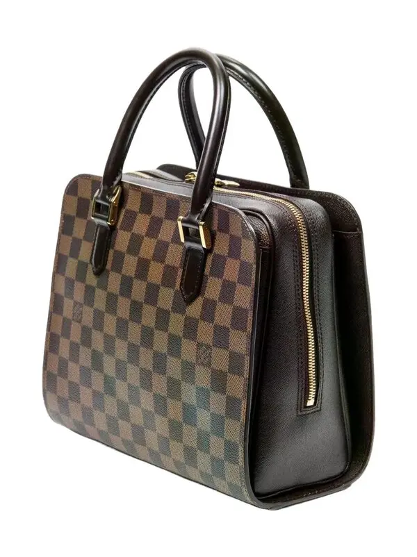 LOUIS VUITTON Triana Damier Ebène Handbag - Brown