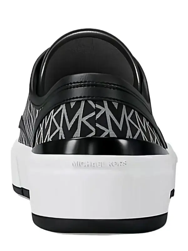 Michael Kors Jude Monogram-print Sneakers - Black