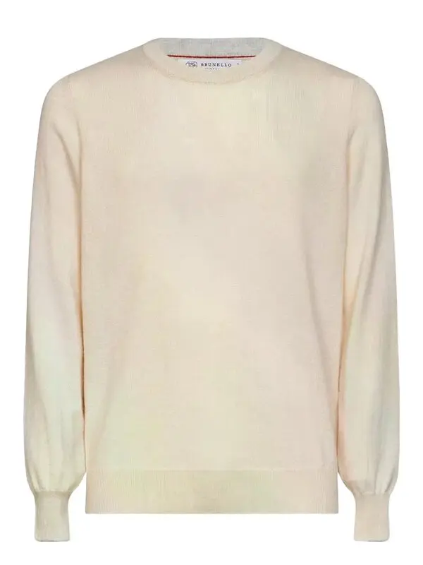 Brunello Cucinelli Cashmere Crewneck Sweater - Neutrals