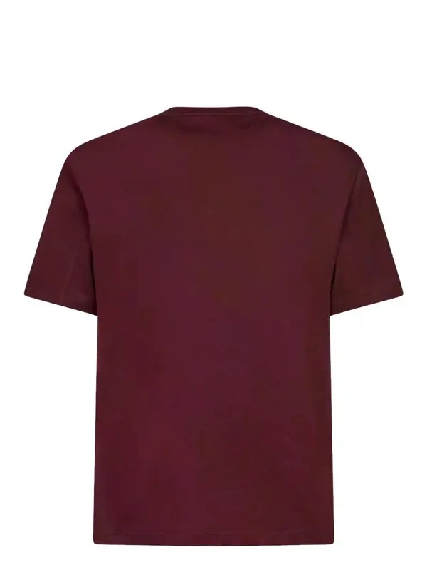 Brunello Cucinelli Solomeo Crest T-shirt - Red