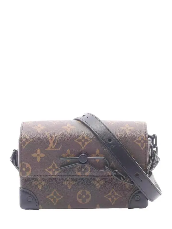 LOUIS VUITTON Monogram Macassar Steamer Wearable Wallet Crossbody Bag - Brown