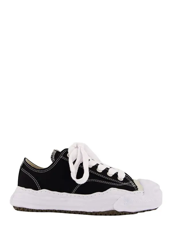 Mihara Yasuhiro Hank Og Sole Canvas Sneakers - Black
