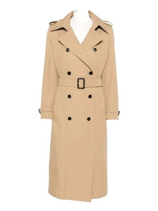 Gucci Cotton Long Trench Coat - Multicolor