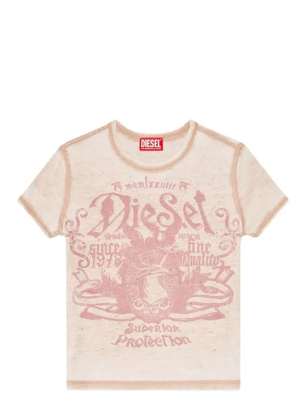 DIESEL® Short Sleeve Printed T-shirt - Multicolor