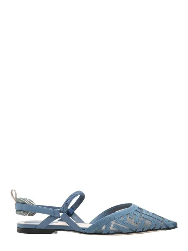 Fendi Ballet Flats With Ff Motif - Multicolor