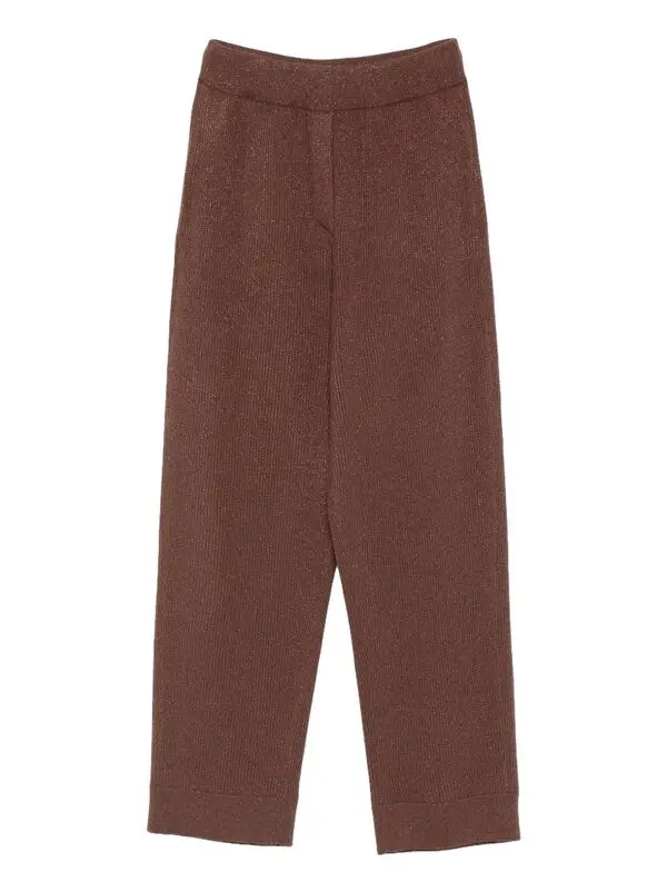 Brunello Cucinelli Cashmere Trousers - Multicolor