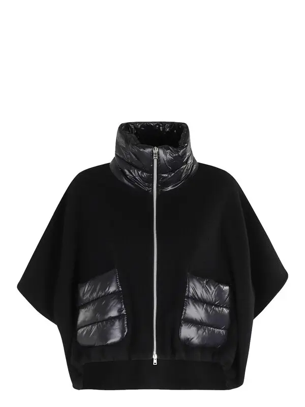 Herno Wool And Nylon Short Down Jacket - Multicolor