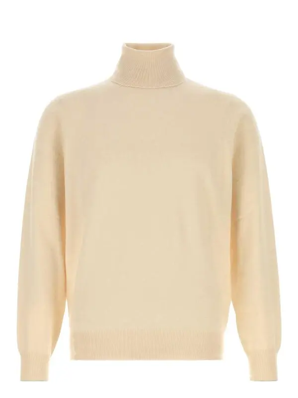 Brunello Cucinelli Sand" Cashmere Turtleneck Sweater - Brown