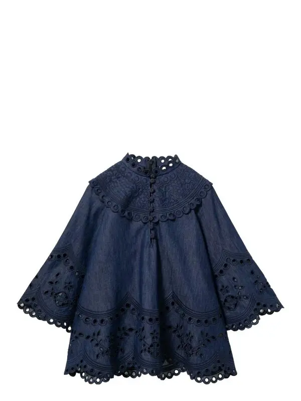 Zimmermann Mahon Denim Top - Multicolor