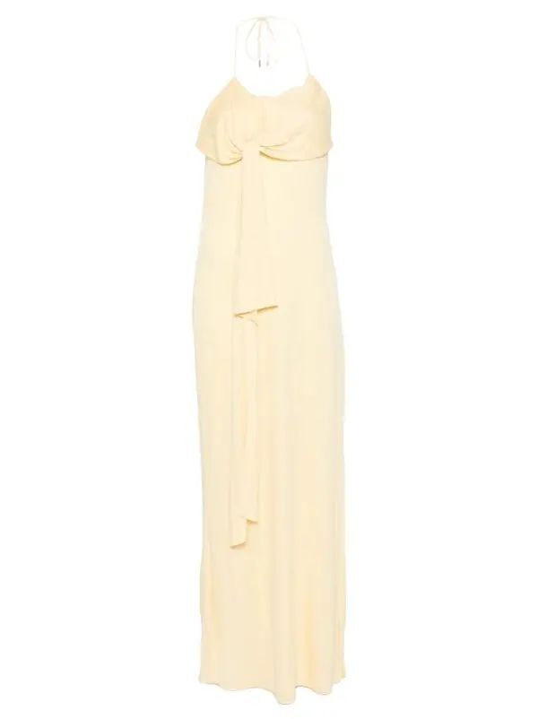 Loewe Knot Detail Long Dress - Multicolor