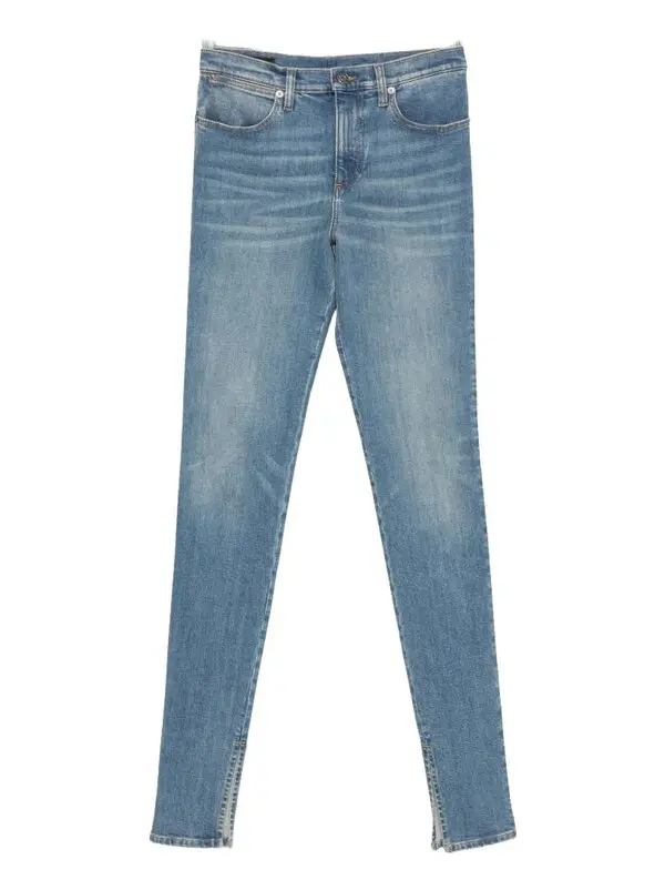 Gucci Skinny Jeans With Split Cuffs - Multicolor