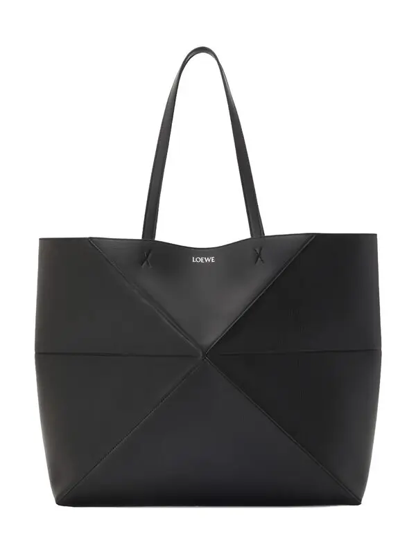Loewe Puzzle Fold Large Leather Tote - Multicolor