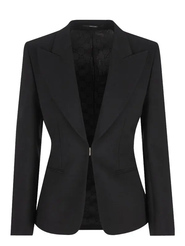 Gucci Wool Single-breasted Jacket - Multicolor