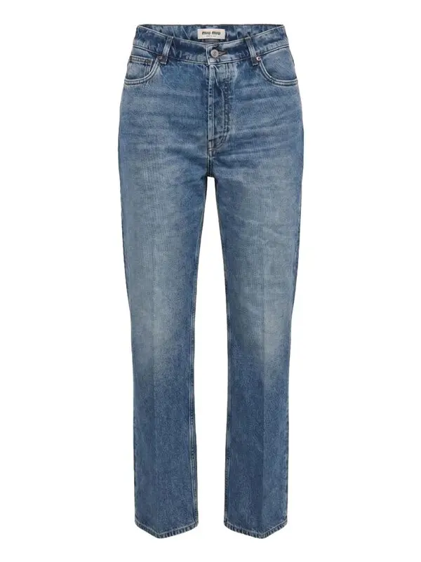 Miu Miu Denim Cotton Jeans - Multicolor