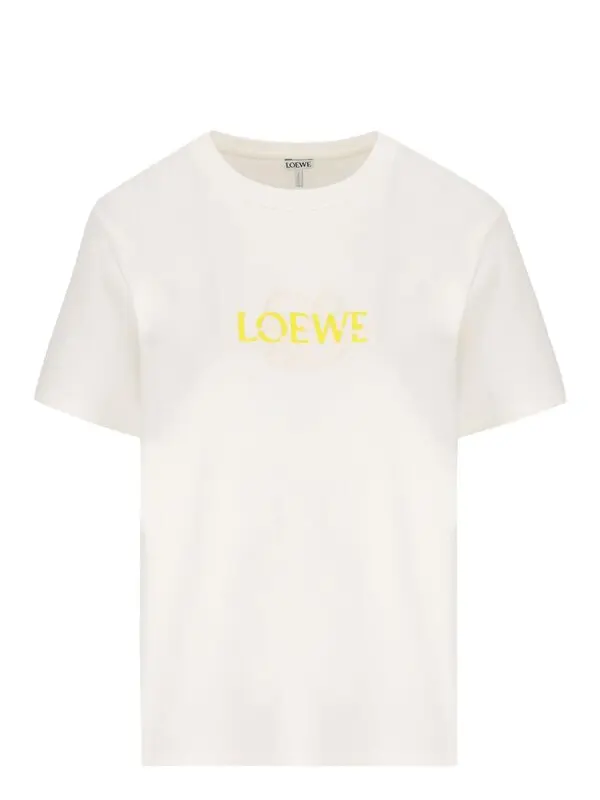 Loewe Logo Cotton T-shirt - Multicolor
