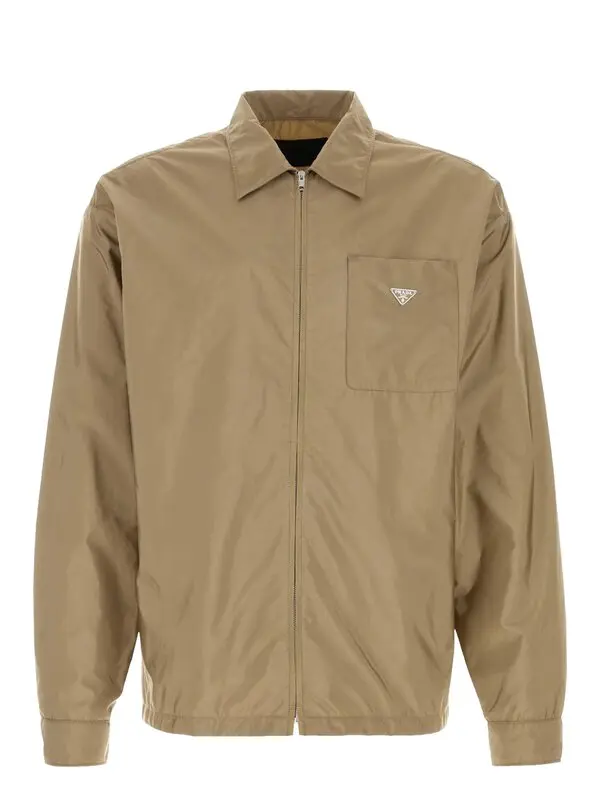 Prada Cappuccino Re-nylon Shirt - Brown