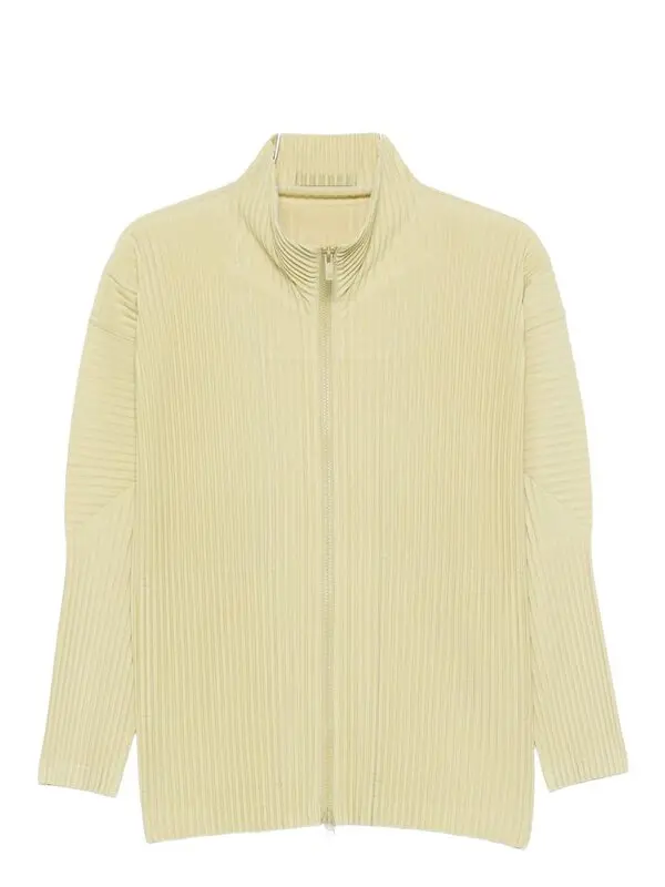 Issey Miyake Homme Plissé Pleated Zip-up Shirt - Multicolor