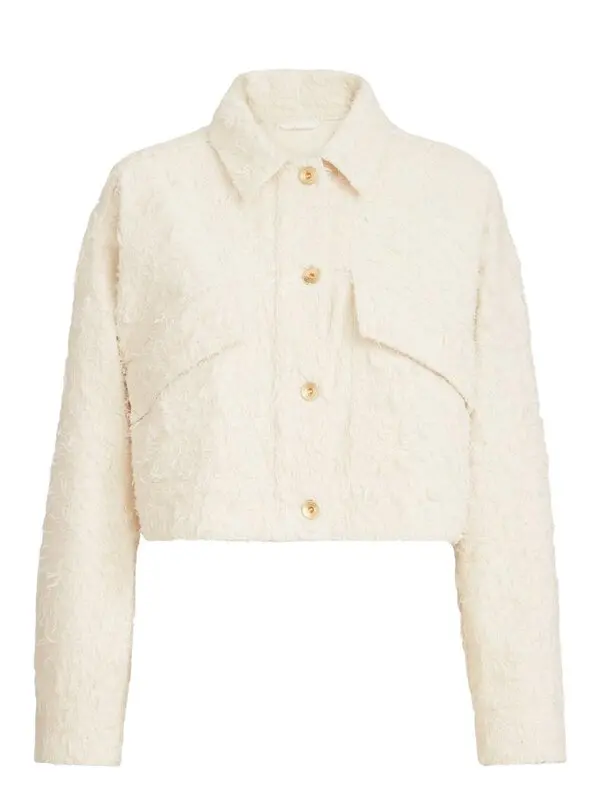 Brunello Cucinelli Embellished Denim Cotton Jacket - Multicolor