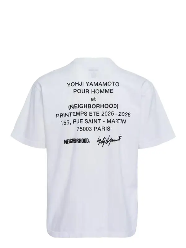 Yohji Yamamoto X Neighborhood Logo-print T-shirt - Grey