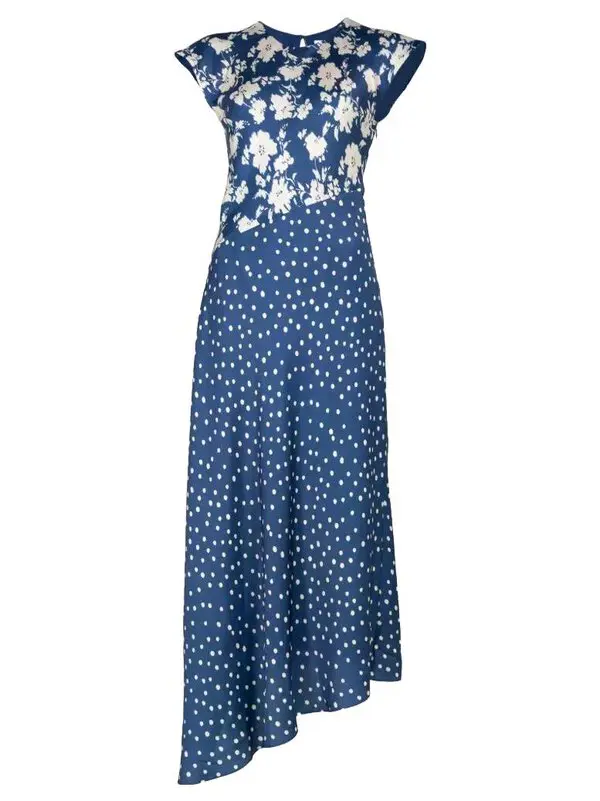 Tanya Taylor Violeta Midi Dress - Blue