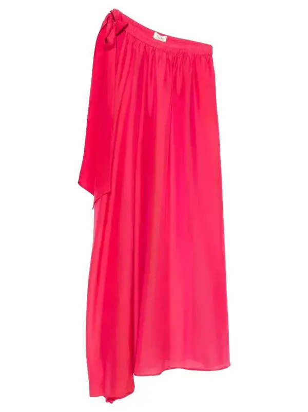PSOPHIA One-shoulder Bow Detail Dress - Pink