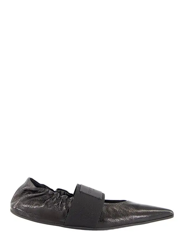 Givenchy Crush Naplack Leather Ballerinas - Black