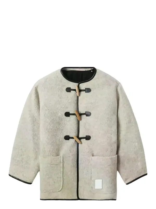A BATHING APE Toggle-fastening Coat - Neutrals