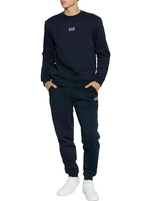 EA7 Logo-print Tracksuit - Blue