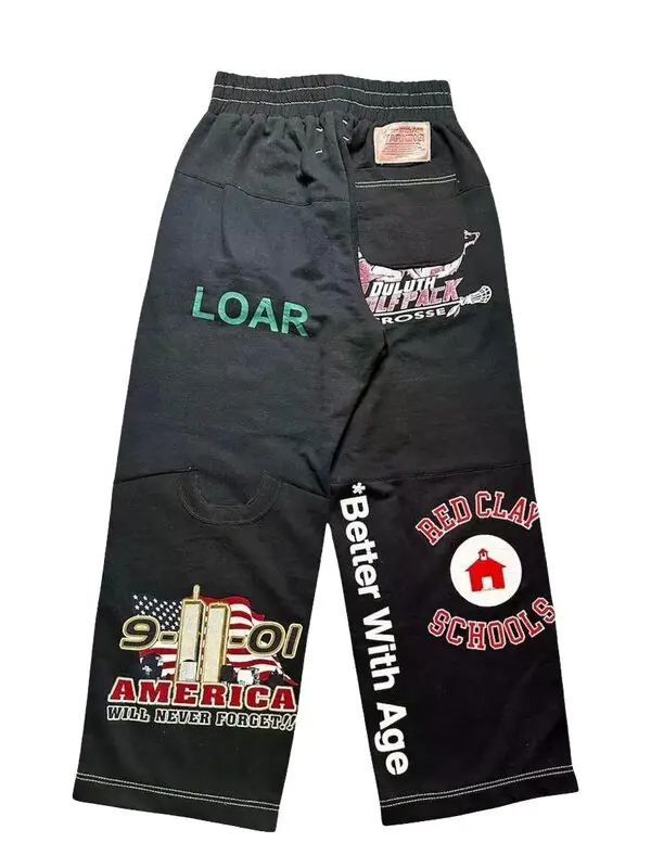 BETTER WITH AGE Remoir Reconstructed Track Pants - Black