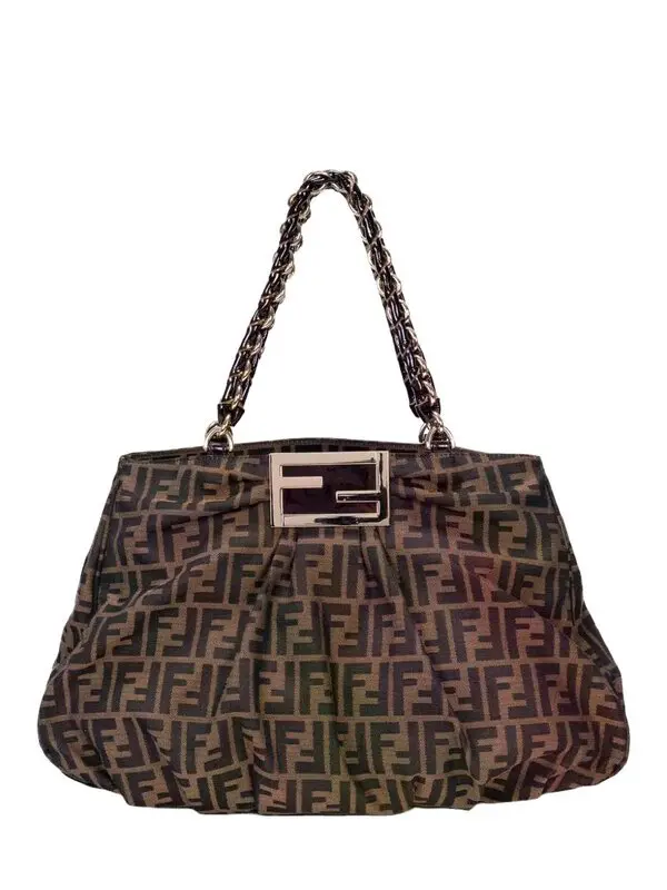 Fendi Mia Zucca Tote Bag - Brown