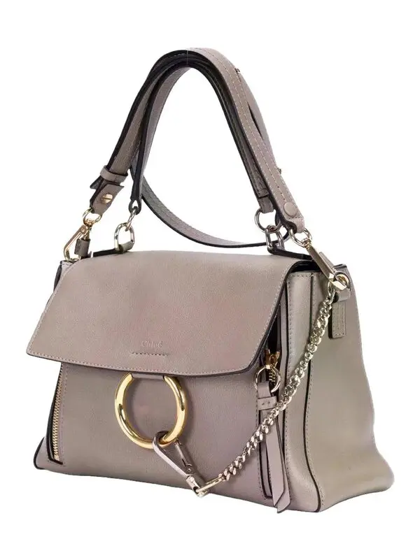 Chloé Faye Day Shoulder Bag - Grey