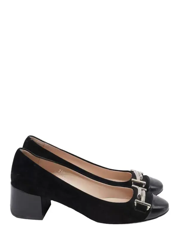 TOD'S Double T Pointed-toe Pumps - Black