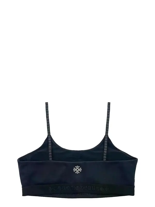 Chrome Hearts Logo Print Sports Bra - Blue