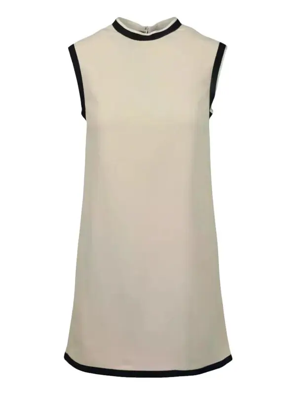 Gucci Grosgrain Trim Tunic Top - Neutrals