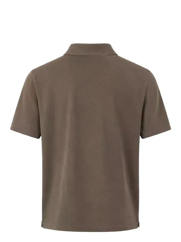 DIKTAT Short-sleeve Polo Shirt - Brown