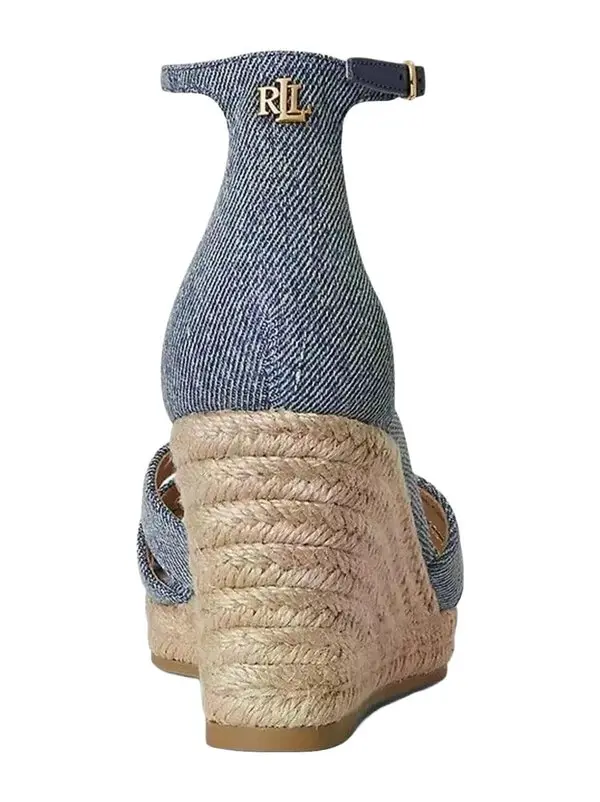 Ralph Lauren Nellie Wedge-heel Espadrilles - Blue