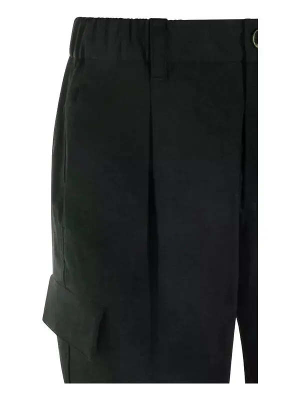 Herno Tapered Cargo Pants - Black