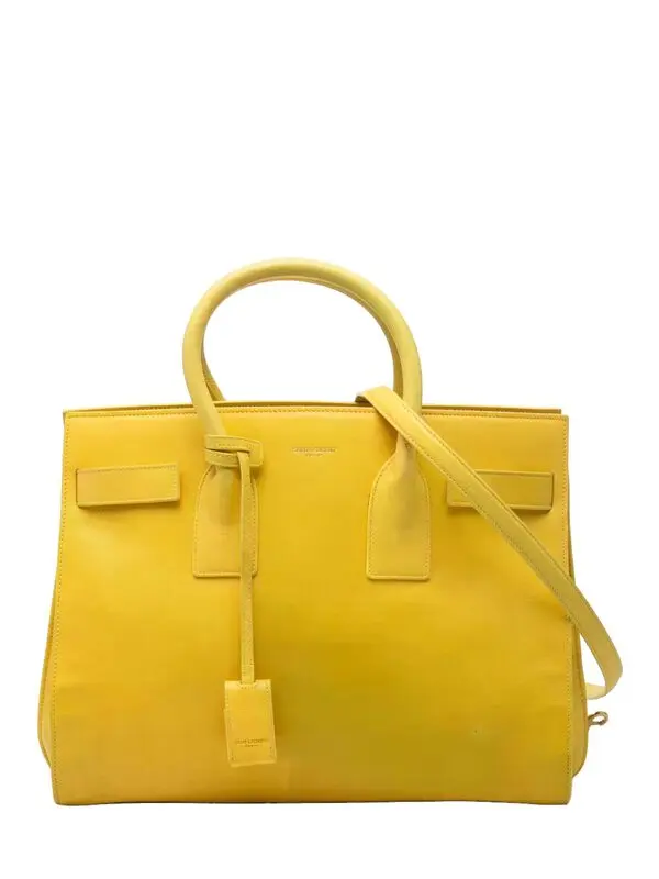 Saint Laurent Small Sac De Jour Satchel - Yellow