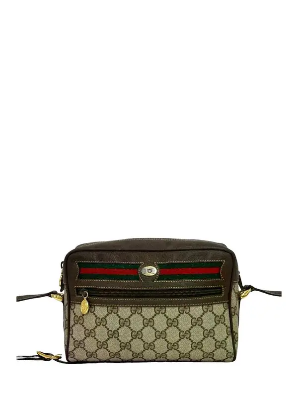 Gucci 20th Century Gg Supreme Web Crossbody Bag - Neutrals