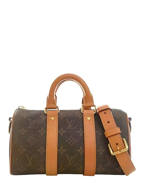 LOUIS VUITTON Keepall Bandouliere 25 Satchel - Brown