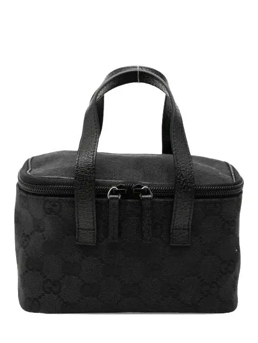 Gucci Gg Canvas Vanity Bag - Black