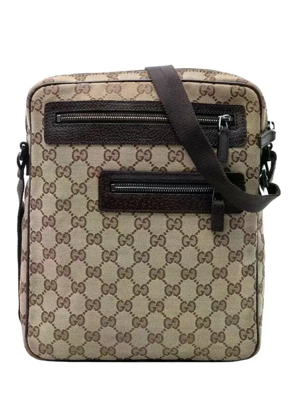 Gucci Gg Canvas Crossbody Bag - Neutrals