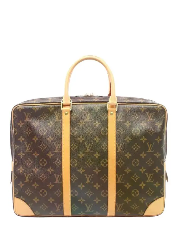 LOUIS VUITTON Porte Documents Voyage Business Bag - Brown