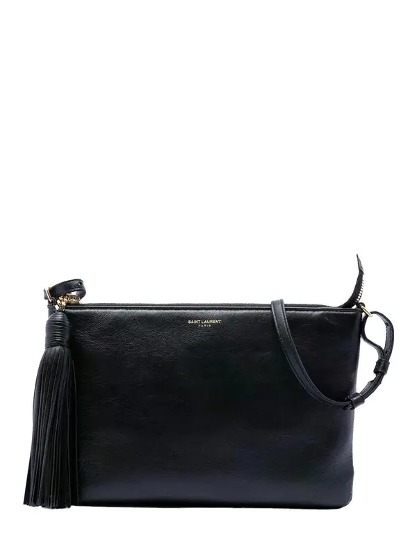 Saint Laurent Monogram Crossbody Bag - Black
