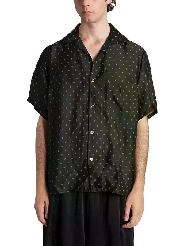 Needles Polka-dot Short-sleeve Shirt - Black